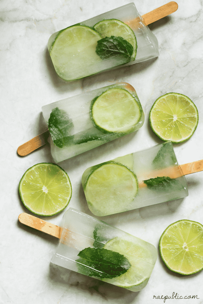 Mint Limeade Popsicles - Raepublic