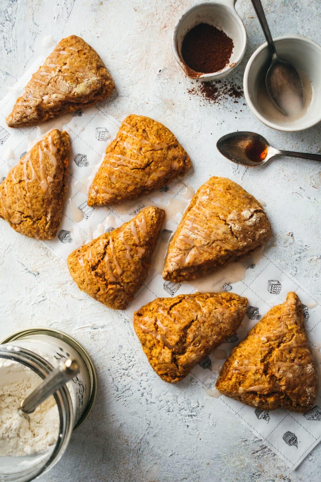 Vegan Pumpkin Scones (Starbucks Copycat Recipe) - Raepublic