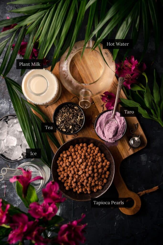 Taro Bubble Tea Recipe (Easy Milk Tea 3 Ways) - Raepublic