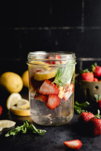 Strawberry Lemon Water (5-Minute Recipe) - Raepublic