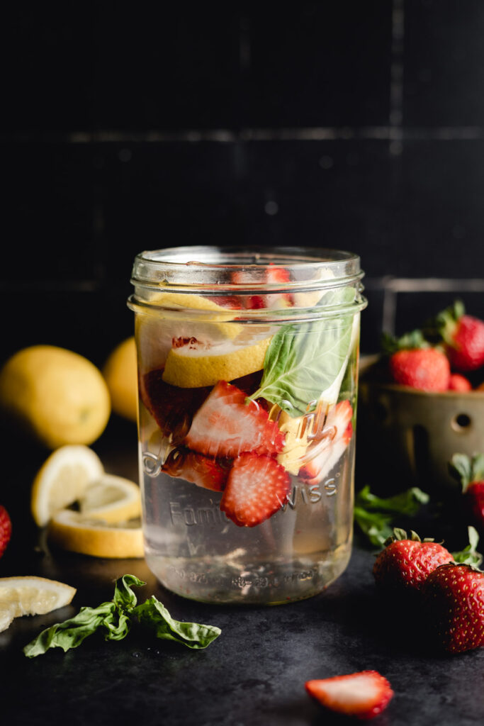 Strawberry Lemon Water (5-Minute Recipe) - Raepublic