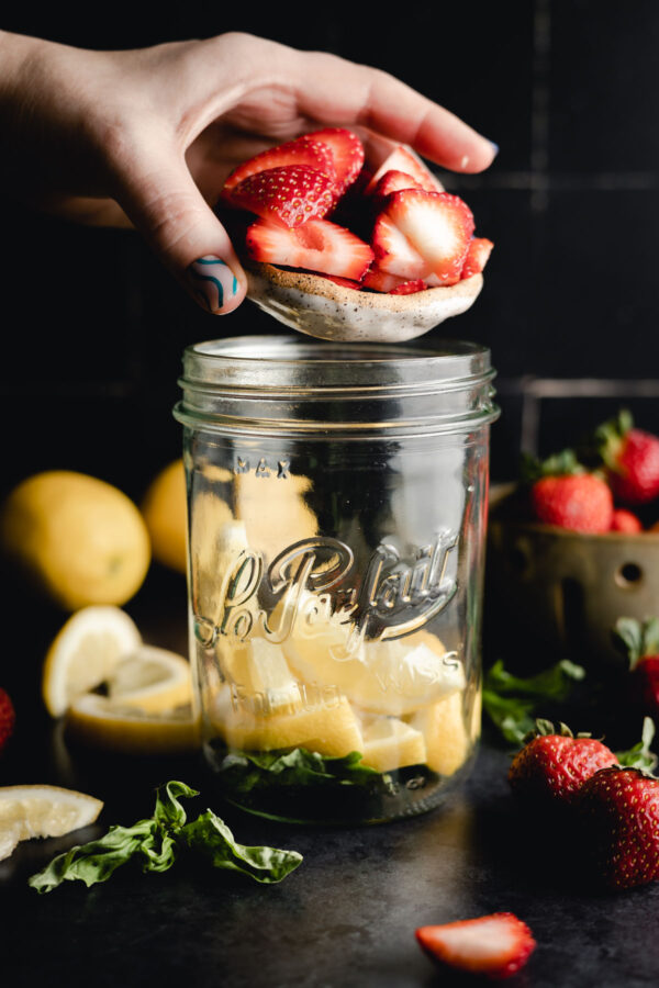 Strawberry Lemon Water (5-Minute Recipe) - Raepublic