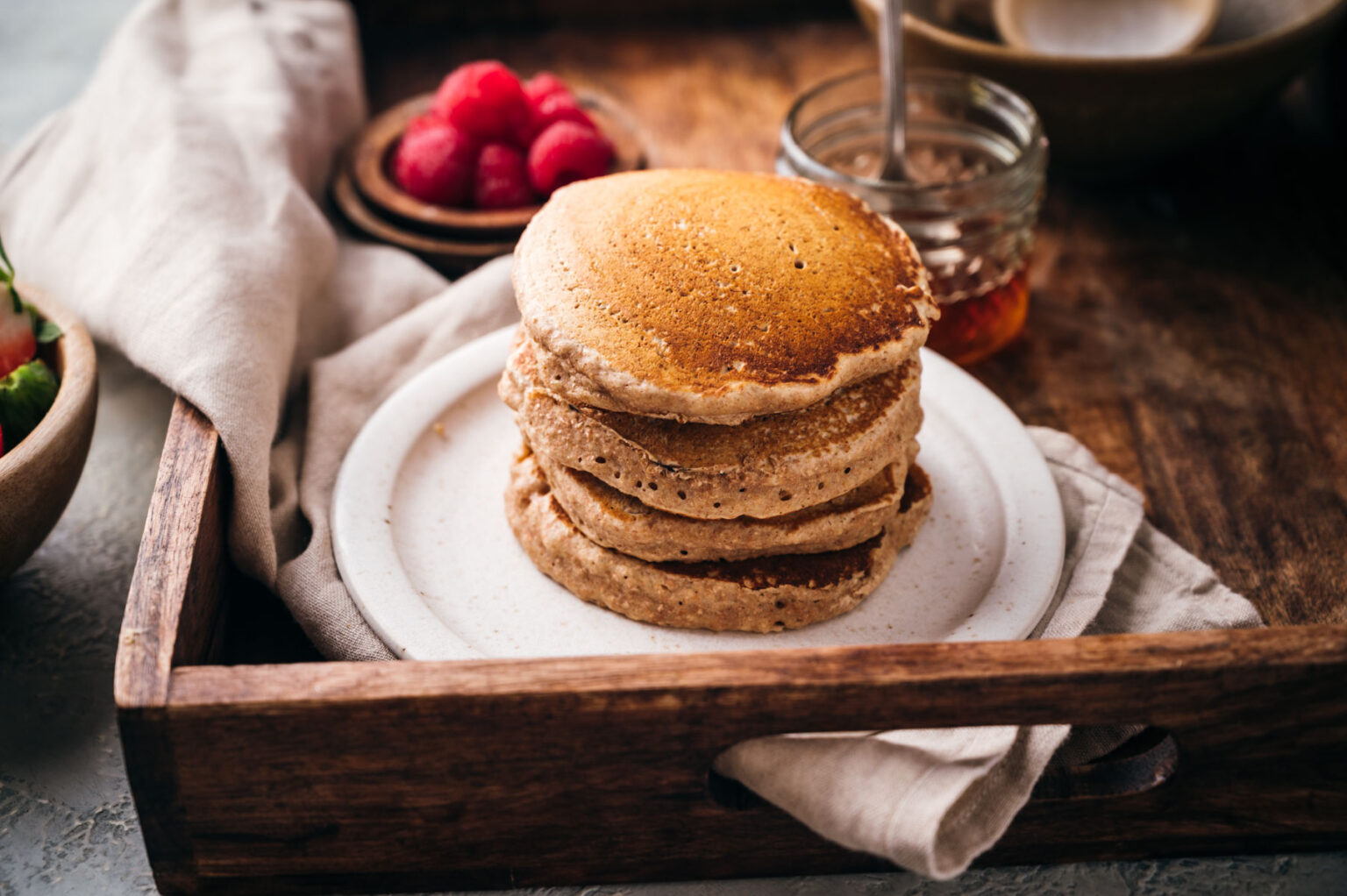 Eggless Fluffy Pancakes (Easy 15-Minute Recipe) - Raepublic
