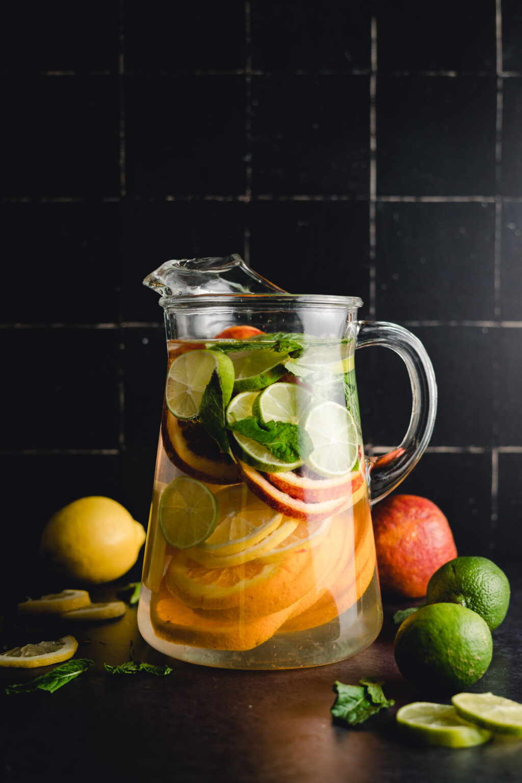 Citrus Water With Fresh Mint (5-Minute Recipe) - Raepublic