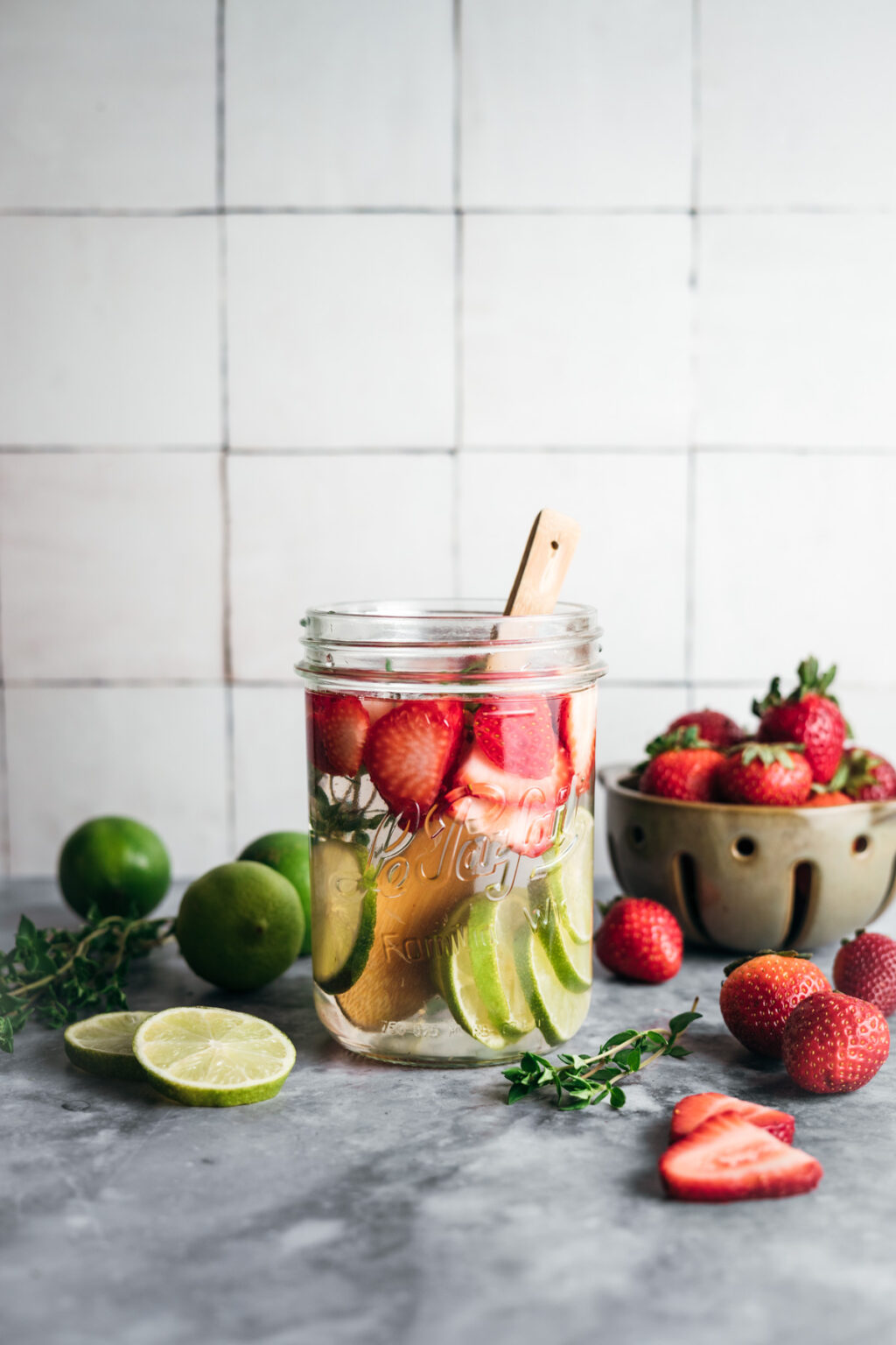 Strawberry Lime Water (5-Minute Recipe) - Raepublic