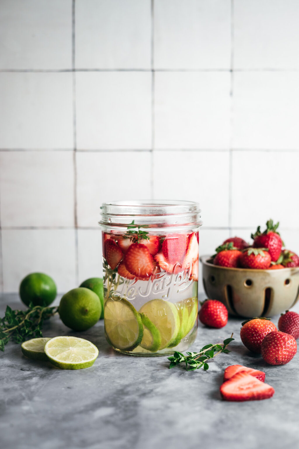 Strawberry Lime Water (5-Minute Recipe) - Raepublic