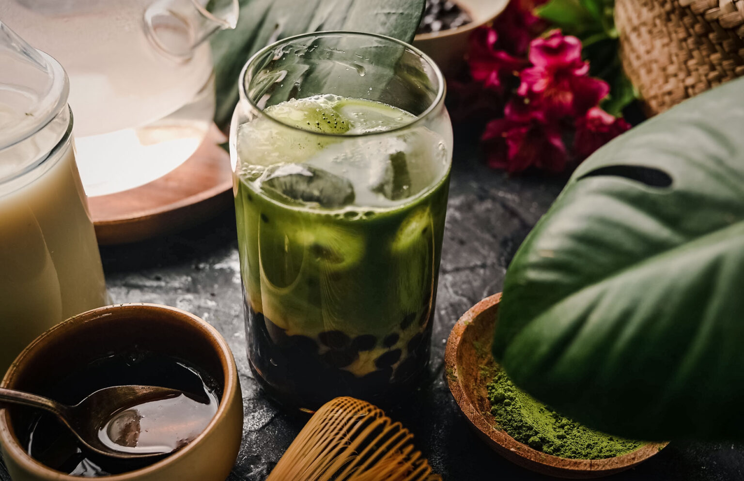 Matcha Milk Tea Recipe: Hot + Iced Bubble Tea - Raepublic